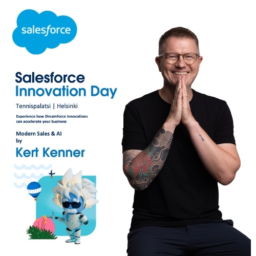 Salesforce Innovation Day - Pääpuhujana Kert Kenner